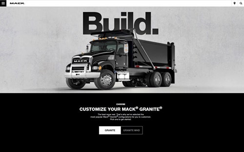 Mack Trucks Introduces Online Configurator for Mack® Granite®, Granite ...